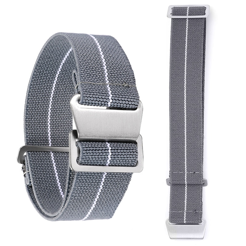 Paratrooper Universal Nylon Strap - Gray White / 20mm / 22mm – Timeless ...